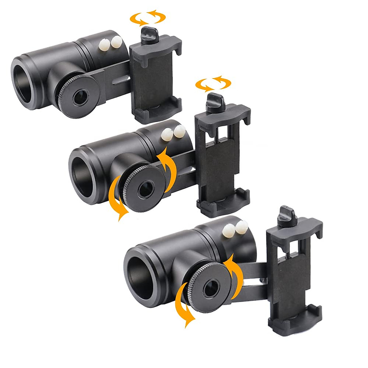 Starboosa Rifle Scope Mount Camera Adapter - Smartphone Camera Adapter for Hunting & Birding -90 Degree Angle - Dual Angles for Sighting and Aiming - Outdoor Shooting