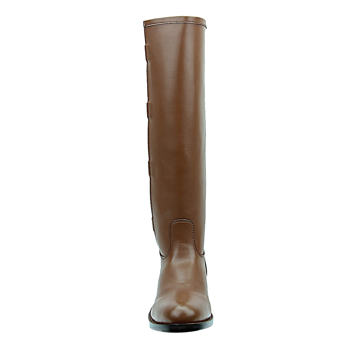 Hispar Women Ladies Spirit Polo Players Boots Tall Knee High Leather Equestrian - Tan 9 Plus Calf