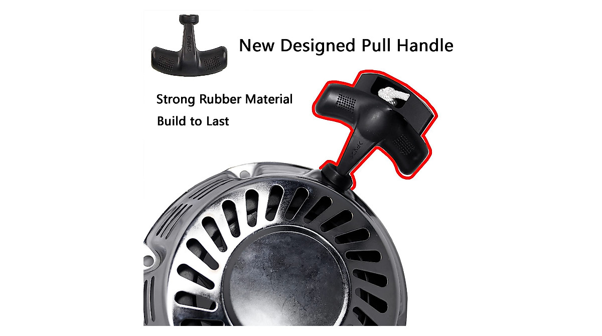 Brilliant Chrome Pull Start Recoil for Predator 212 & Mini Bikes