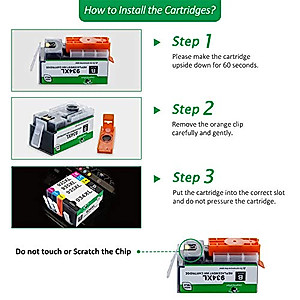 Supricolor Replacement 934XL 935XL Ink Cartridges, Compatible 934 935 Inks Work with OfficeJet Pro 6830 6820 6230 OfficeJet 6812 6815 6835 Printer 5 Pack