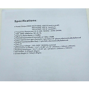 New ! Compatible Aftermarket Replacement Amplifier Module LASE - EP200 for Electro Voice EV - ELX 200-10P;ELX200-12P;ELX200-15P