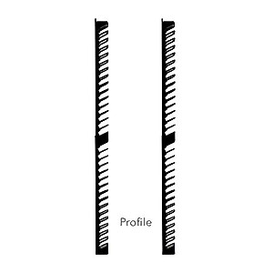 Atlantic Media Stix, Wall-Mount CD/DVD Media Storage Rack, 4-pack PN 62735674 in Black