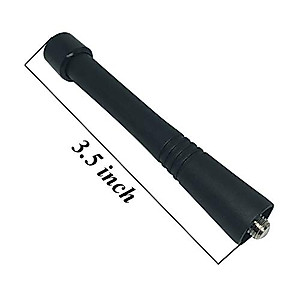 10 x VHF Stubby Antenna 136-174 MHz Compatible for Motorola CP150 CP200 CP200D CP200XLS CT250 GP320 GP328 GP340 GP380 GP640 HT750 HT1250 HT1550 Two Way Radio