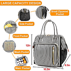 YESBAG Lunch Bag,Large Water-Resistant Leakproof Insulated Lunch Box Cooler Tote Bags for Work,Travel and Picnic,Women & Men