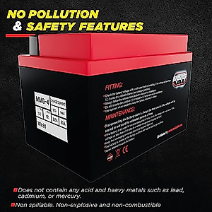 MMG YTZ14S Z14S Lithium Ion Sealed Factory Activated Powersports Battery 12V CCA 300 for Motorcycle BMW Honda KTM Yamaha (MMG4)