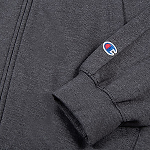 Champion Big and Tall Zip Hoodies for Men – Men’s Heavyweight Zip Hoodie Jacket Charcoal Heather