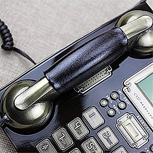 Landline Phone for Home Antique Retro Landline Phones for Home Corded Business Office Hh-end Fixed Telephone Size: 21.4x17.6x8.8cm Creative Retro Telephones