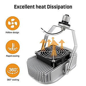 240W LED Light Retrofit Kits, 1000W HID(MH/HPS) Bulbs Replacement LED Retrofit Kit, Suitable for Parking Lot Shoebox Fixtures, Canopy Fixtures, High Bay Fixtures, Top Post Fixtures