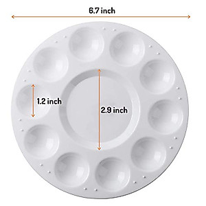 Mr. Pen- Paint Tray Palettes, 4 Pack, Paint Pallet, Paint Tray, Paint Palette, Paint Supplies, Palette, Paint Holder, Painting Palette, Paint Trays for Kids, Plastic Palette, Paint Pallets for Kids