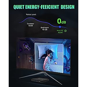 Mini PC Windows 10 Pro, Intel Celeron N4020,Mini Desktop Computer 4GB DDR4 128GB eMMC, Micro Computer 4K Suppport, 2.4/5G WiFi Bluetooth 5.0, Gigabit Ethernet, for Business, Home