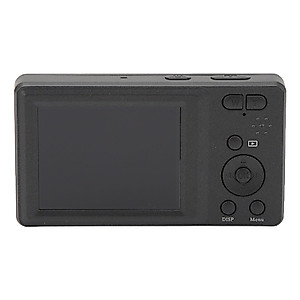 4K Digital Camera, 50MP Selftimer 16X Zoom Small Camera for Teens Face Detection with Cord for Photography (Black)