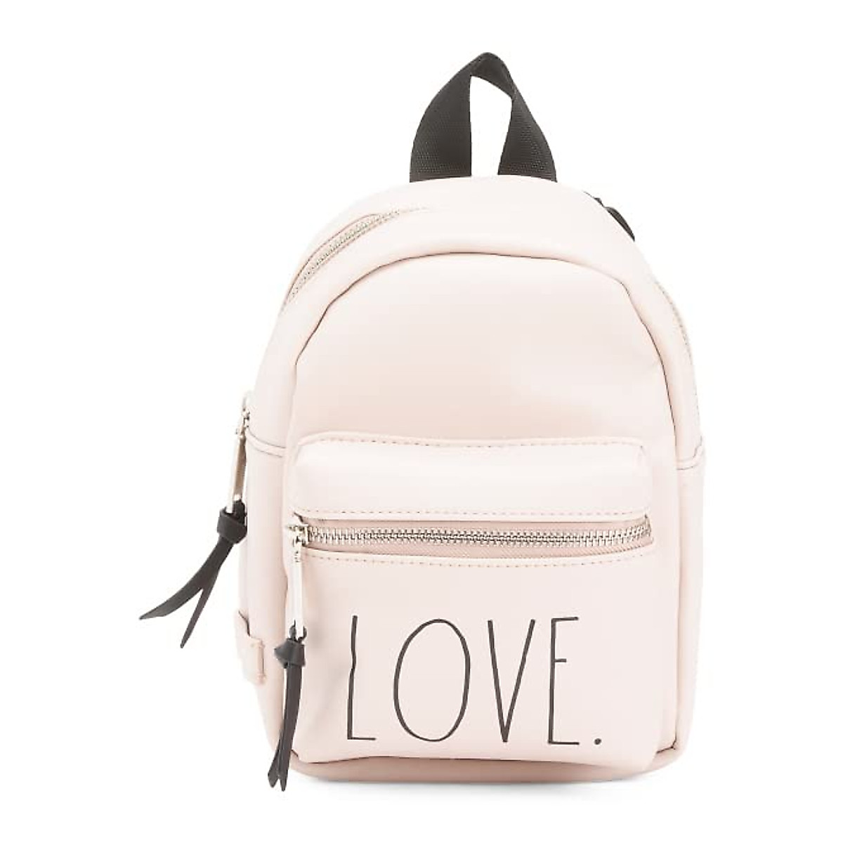 Rae Dunn Convertible Backpack (Love/Blush, Small)