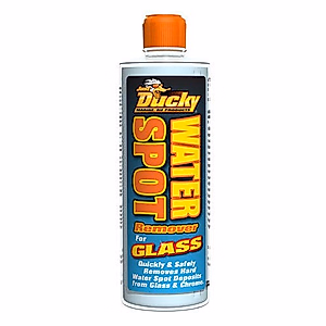 DUCKY PRODUCTS Water Spot Remover for Glass: Cleaner for Glass and Chrome, 8 oz