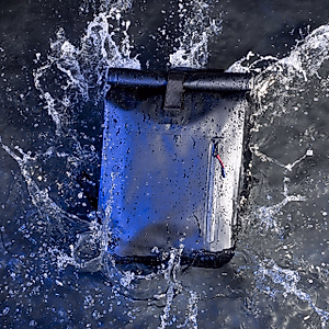 A-LAB Model A Waterproof Bicycle & Messenger Backpack Rolltop Daypack for Commuting and Traveling with 15.4'' Laptop Sleeve 26l in black