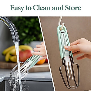 3-in-1 Watermelon Cutter Slicer Tool, 2024 New Stainless Steel Watermelon Popsicle Cutter Slicer Tool, Multi Watermelon Slicer Melon Cutter for Camping Kitchen Gadgets (Green)