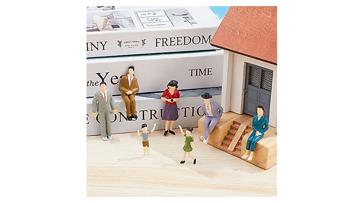 Namalu 14 Pcs Miniature People Figurines for Detail Projects