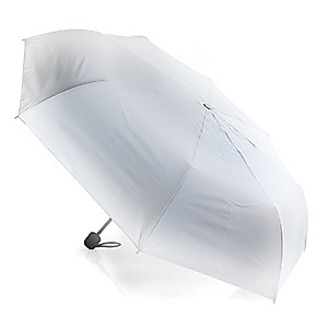 Suck UK | Compact Reflective Umbrella | Reflects Even the Smallest Amount of Light | Stay Safe in Poor Visibility | Lightweight Windproof Umbrella | High Visibility Umbrella