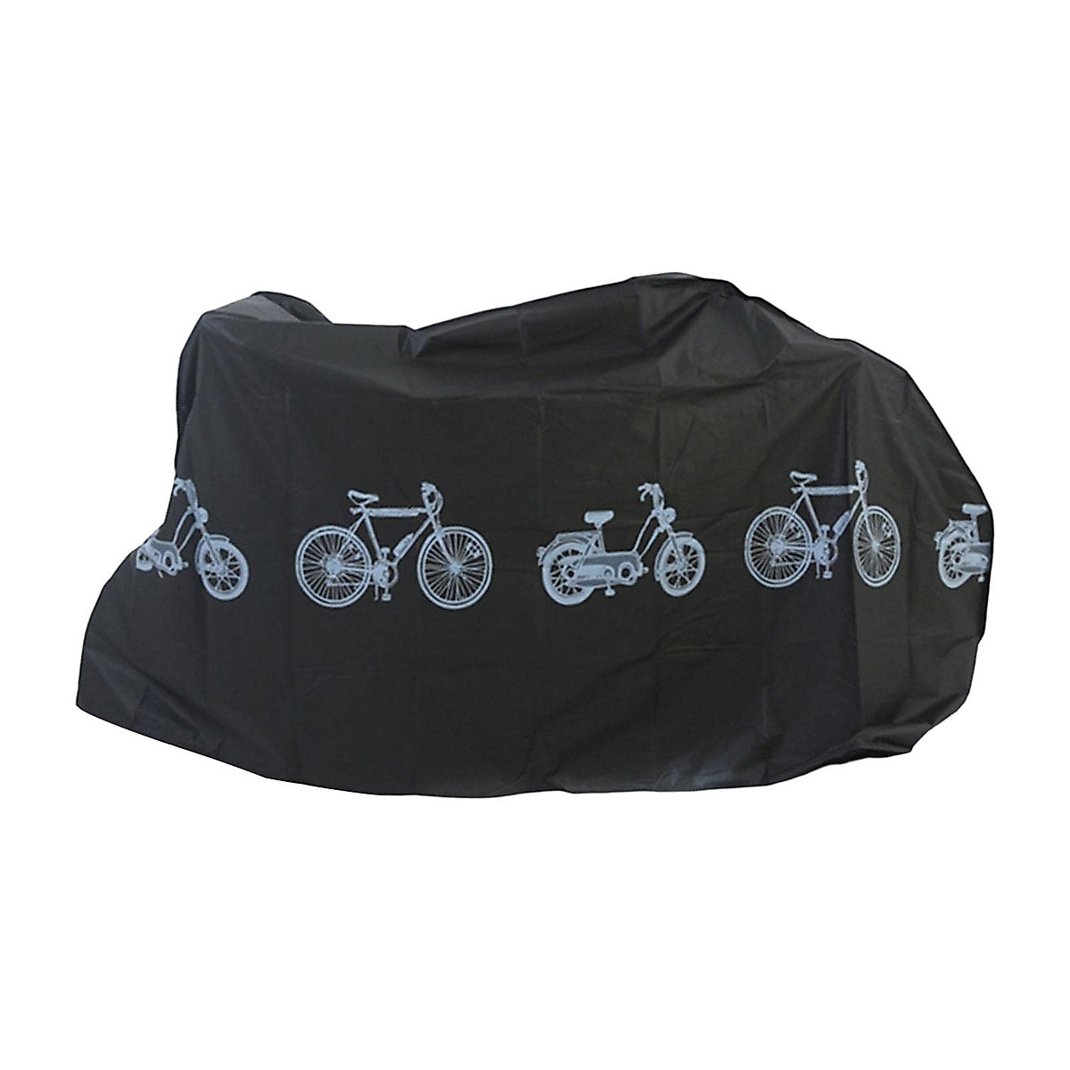 Mountain Road Bike Cover Waterproof Windproof Raincoat for Motorcycle , Black