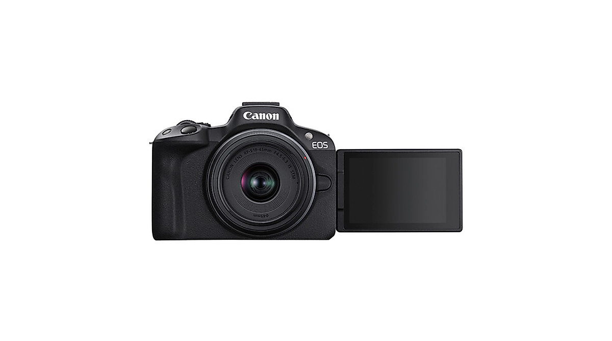 Canon EOS R50 Mirrorless Camera with RF-S 18-45mm f/4.5-6.3 is STM ...