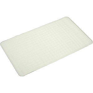 Rubbermaid Commercial Safti-Grip Bath Mat, Large, White, FG704104WHT