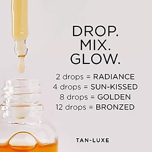 TAN-LUXE Glow Getter Kit - The Face, 10ml, and The Body, 15ml, Illuminating Self-Tan Drops - Medium/Dark - Cruelty Free & Vegan