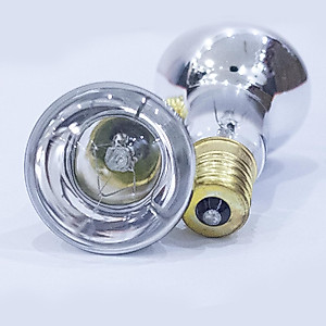 4 Pack Lava Lamp Replacement Bulb R39 E17 30W 120V Reflector Bulbs,Glitter Lamps,Incandescent for Bedroom and Office Bulb Lava Lamp Bulbs,Yellow,Heat Lamp Reflector Bulbs