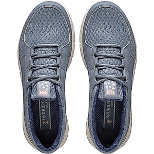 Helly-Hansen Womens Ahiga V4 Hydropower Lightweight Breathable Sailing Watersports Shoes, 555 Dusty Blue/Off White, 9F