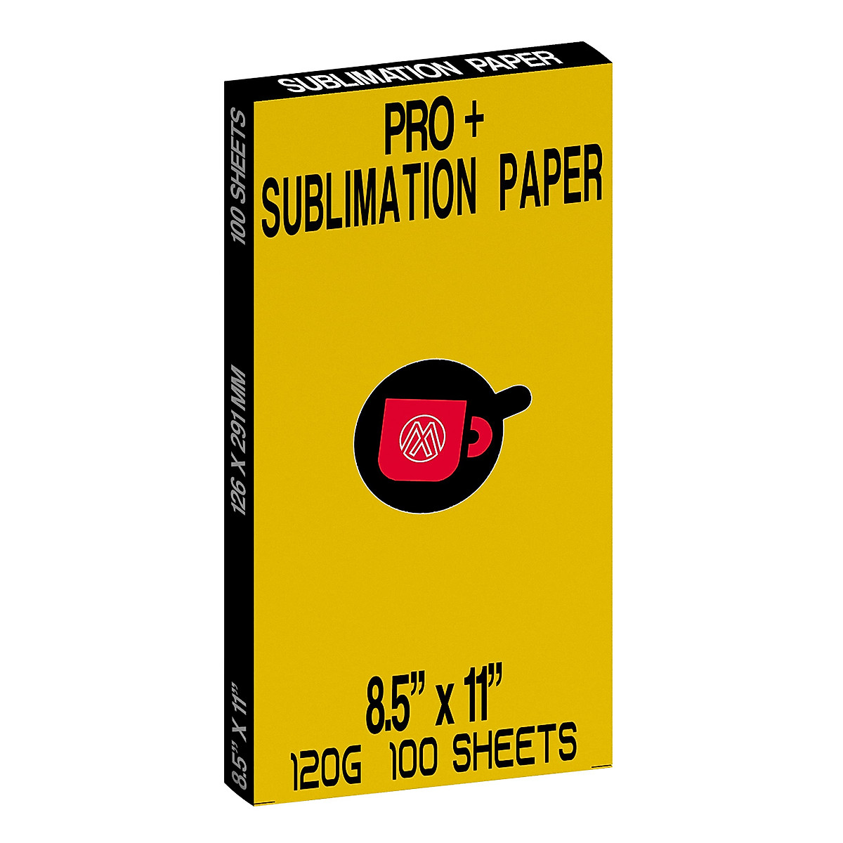 Premium Quality Sublimation Paper - 100 Sheets 8.5 x 11 inches 120gsm Heat Transfer Paper for T-Shirt, Mugs, DIY Projects - Compatible with Any Epson, Sawgrass Inkjet Printer with Sublimation Ink