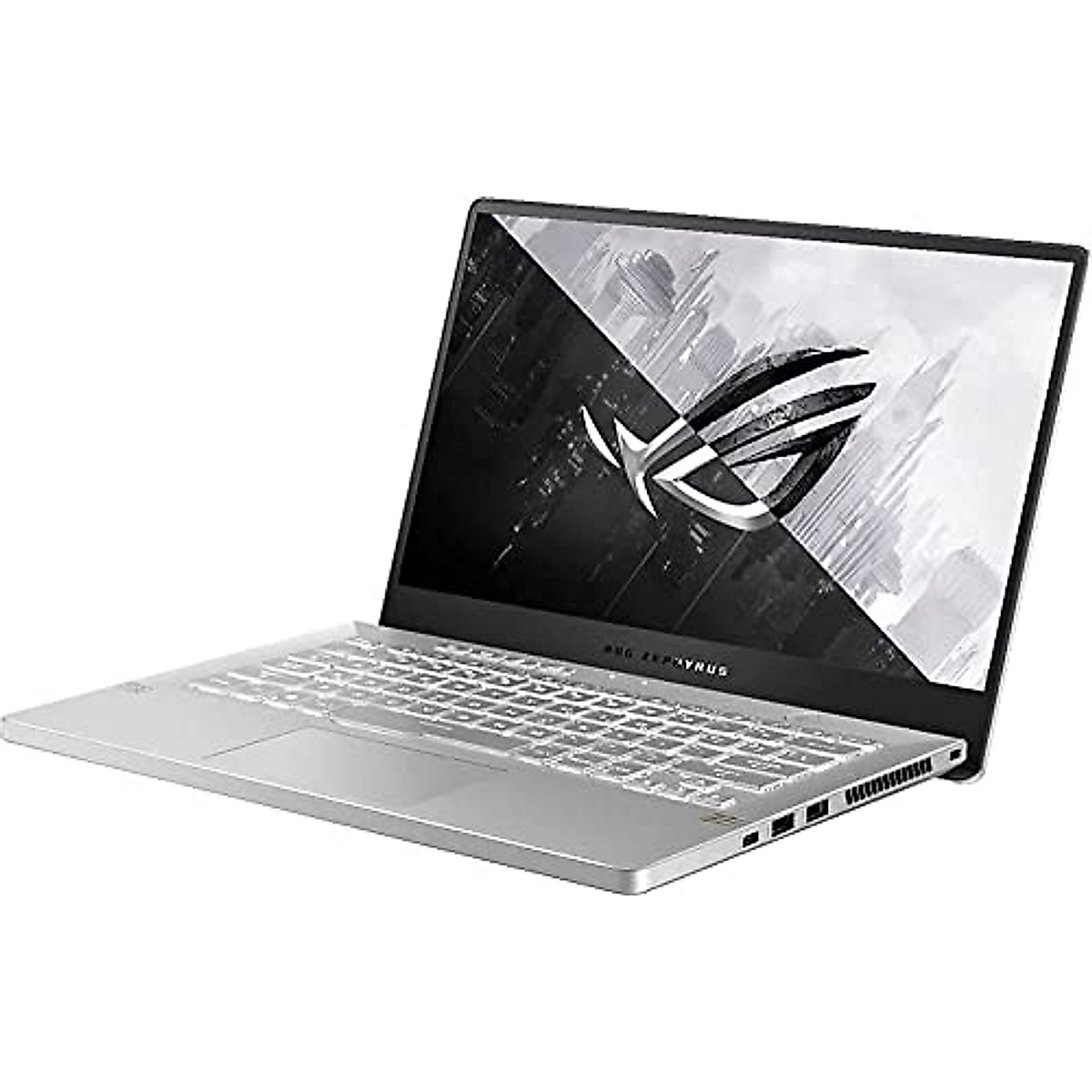 Asus ROG Zephyrus G14 VR Ready Gaming Laptop, 14" 144Hz Full HD IPS Display, 8 Cores AMD Ryzen 9 5900HS,NVIDIA GeForce RTX 3060, Moonlight White-Tikbot Accessories (16GB RAM |1TB PCIe SSD)