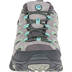 Merrell Women's Moab 2 Waterproof Hiking Shoe, Drizzle/Mint, 8.5 M US