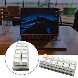 TJHL USB Mini 12-Key Keypad Mechanical Gaming Keyboard Programmable Keys Mini Gaming Keyboard USB Custimize DIY Keypad One for Game Media Player
