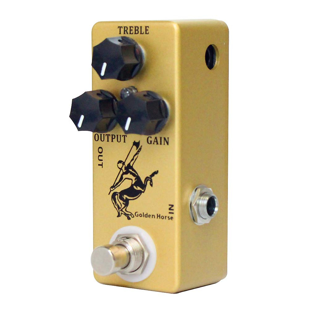 YMUZE Moskyaudio Golden Horse Guitar pedal with Overdrive Function