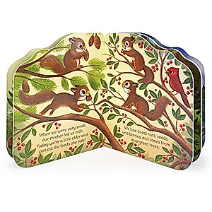 A Little Squirrel - An Animal-Shaped Children's Board Book, Ages 1-5