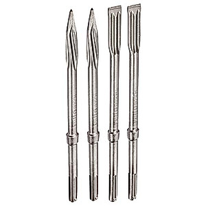 Bosch Accessories 2607017368 SDS-Max Chisel Set, Silver, 4-Piece
