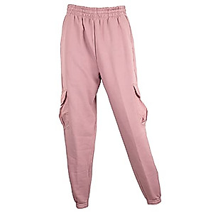 adidas Women's Utility Fleece Jogger Pants, Magic Mauve Large