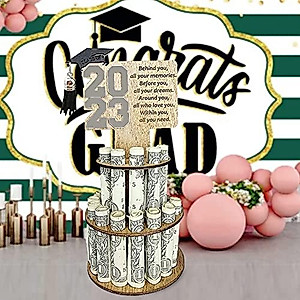 OPIL 2023 New Creative Converting Congrats Grad Card Holder,Graduation Money Holders for Graduation Decorations, Party Ornament Decor (White)