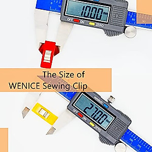 Sewing Clips for Fabric and Quilting 40 PCS,WENICE Embroidery Clips of Sewing Products for Sewing Supplies and Accessories