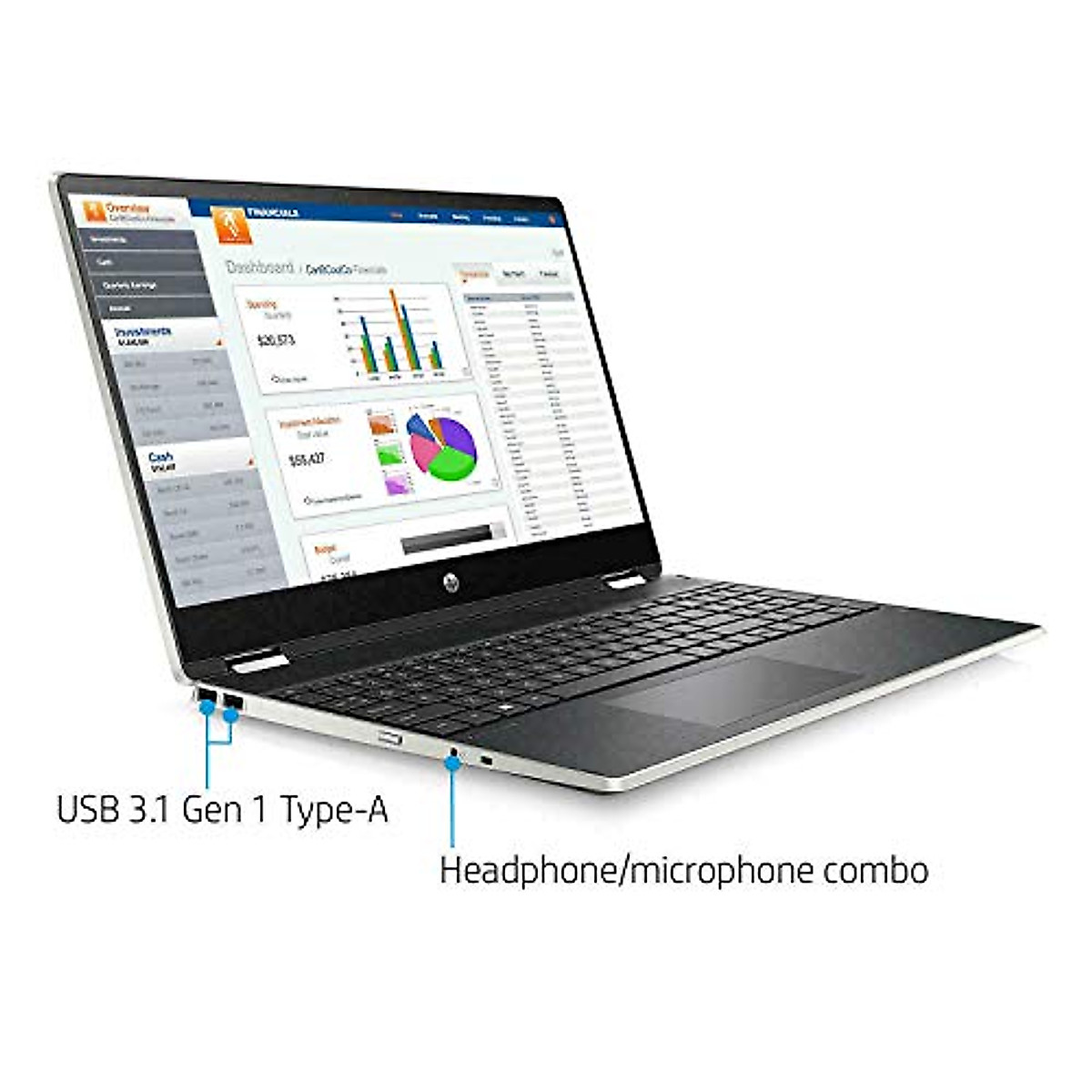 2020 HP Pavilion 15.6" 2-in-1 Convertible HD Touchscreen Laptop Intel Core i5-10210U 8GB DDR4 512GB M.2 SSD Windows 10