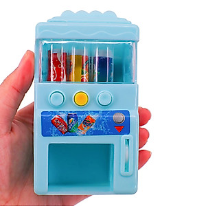 Interactive Simulation Vending Machine Toy, Pretend Play Drink Machine, Develop Common Sense of Life, Gifts for Boys & Girls