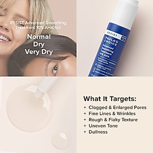 Paula's Choice RESIST Smoothing Treatment 10% AHA Serum, Lactic, Glycolic & Malic Acids, Anti-Aging Exfoliant for Dry Skin, 1 Ounce