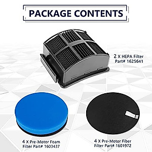 KEEPOW 2998 Replacement Filter Compatible with Bissell MultiClean Lift-Off Pet Vacuum 2998 31259 2999 2849 3000 3057 28492 3399 2852 31269 3125W, Part# 1625641