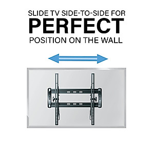 Made for Amazon Universal Tilting TV Wall Mount for 32-55" TVs and Compatible with Amazon Fire TVs