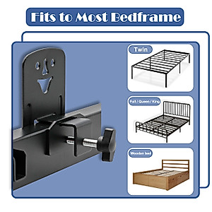 Mattress Gaskets for Metal Bed Frame Non Slip Mattress Holder Mattress Stoppers to Prevent Sliding 6pcs Anti-Slip Baffle Extra Heavy Duty Mattress Retainer Bar for Adjustable Bed