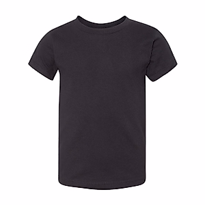 Bella + Canvas Toddler Jersey Short-Sleeve T-Shirt 5T BLACK