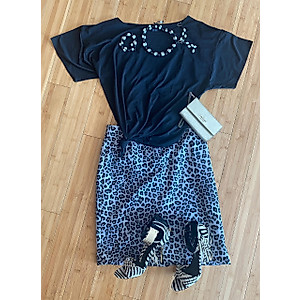 White Pearl on Black Leather Cord Necklace, Bracelet, Earring Set