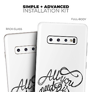 DesignSkinz Love and Chocolate Protective Vinyl Decal Wrap Skin Cover Compatible with The Samsung Galaxy S20 (Screen Trim & Back Glass Skin)