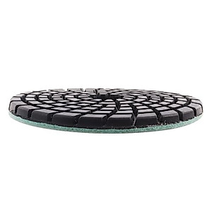 SHDIATOOL 4" Diamond Polishing Pads for Concrete Wet Polish Grit 200(12-Pack)
