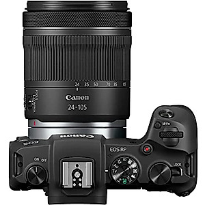 Camera Bundle for Canon EOS RP Mirrorless Camera with RF 24-105mm f/4-7.1 is STM Lens + EF 75-300mm f/4-5.6 III + Shotgun Microphone and Video Kit Accessories (64GB, Flash, and More) (Renewed)