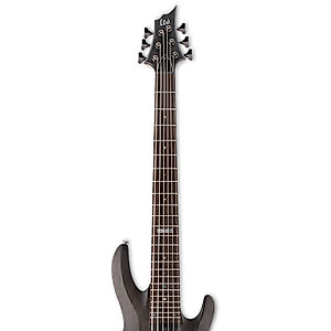 ESP LB206SMSTBLKS-KIT-2 B Series B-206SM 6-String Electric Bass Guitar, See Thru Black Satin