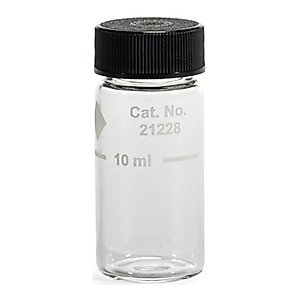 Hach 2122800 1" Round Glass, 10mL, Cell with Cap